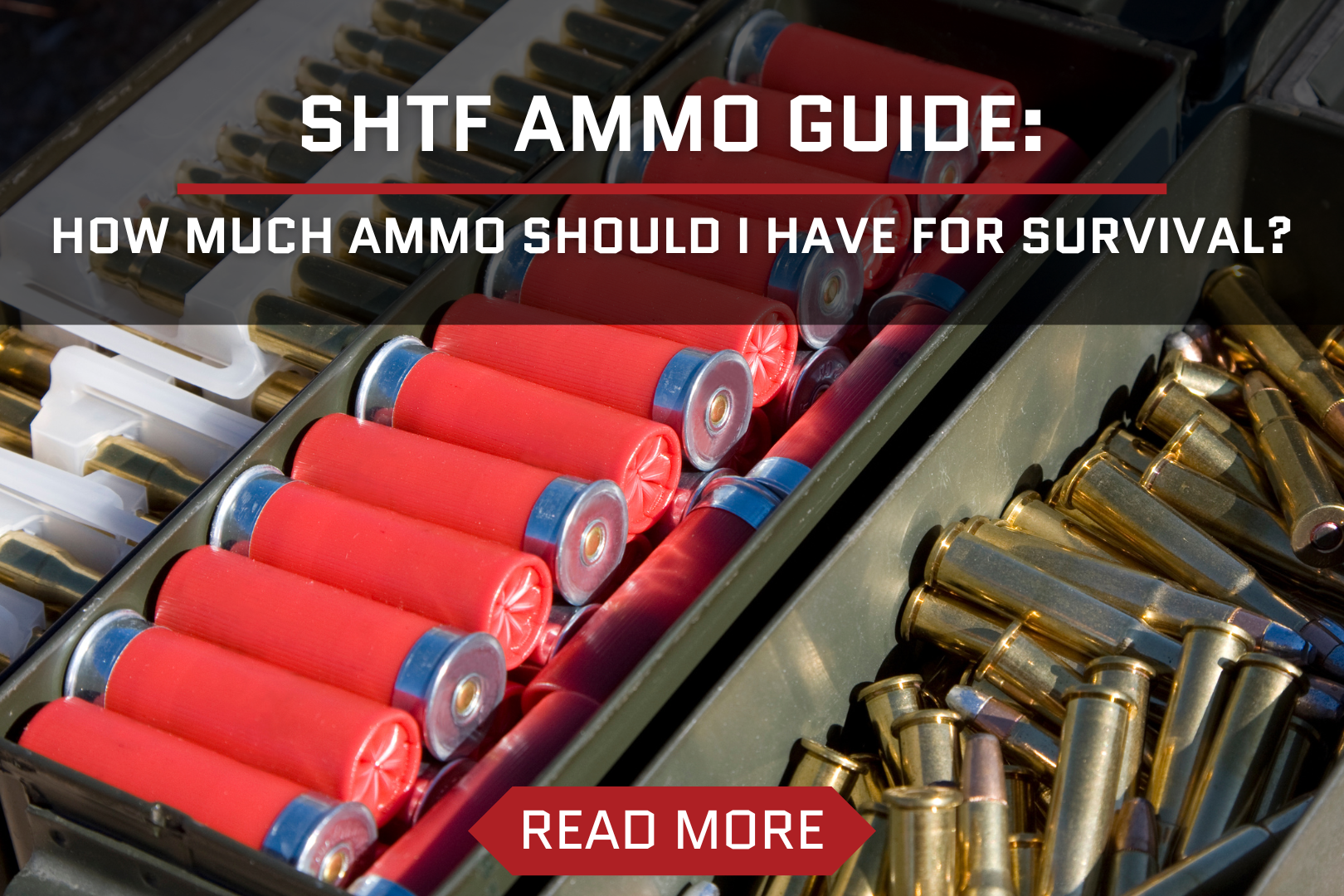 SHTF Ammo Guide: How much ammo do I need for survival? – Premier Body Armor