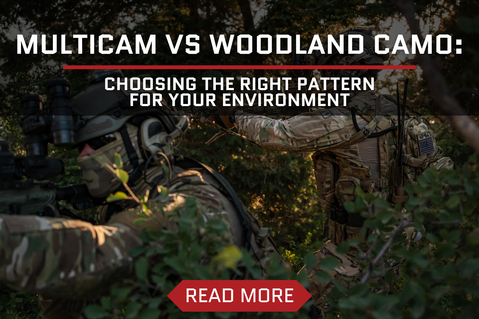 Multicam vs Woodland Camouflage | Which Pattern Fits Your Terrain ...
