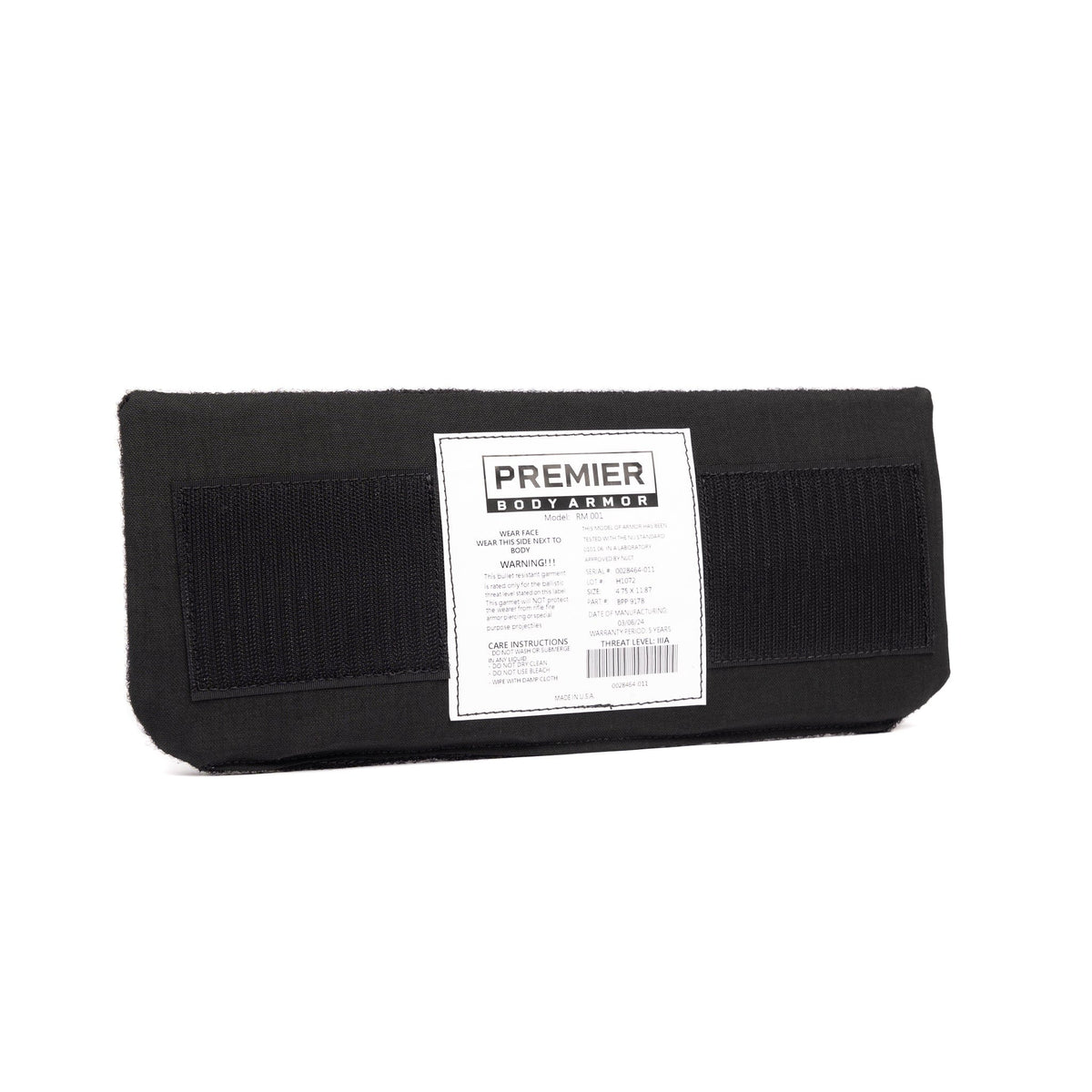 SOE Micro Rig Level IIIA Ballistic Insert: Chest Rig Body Armor ...