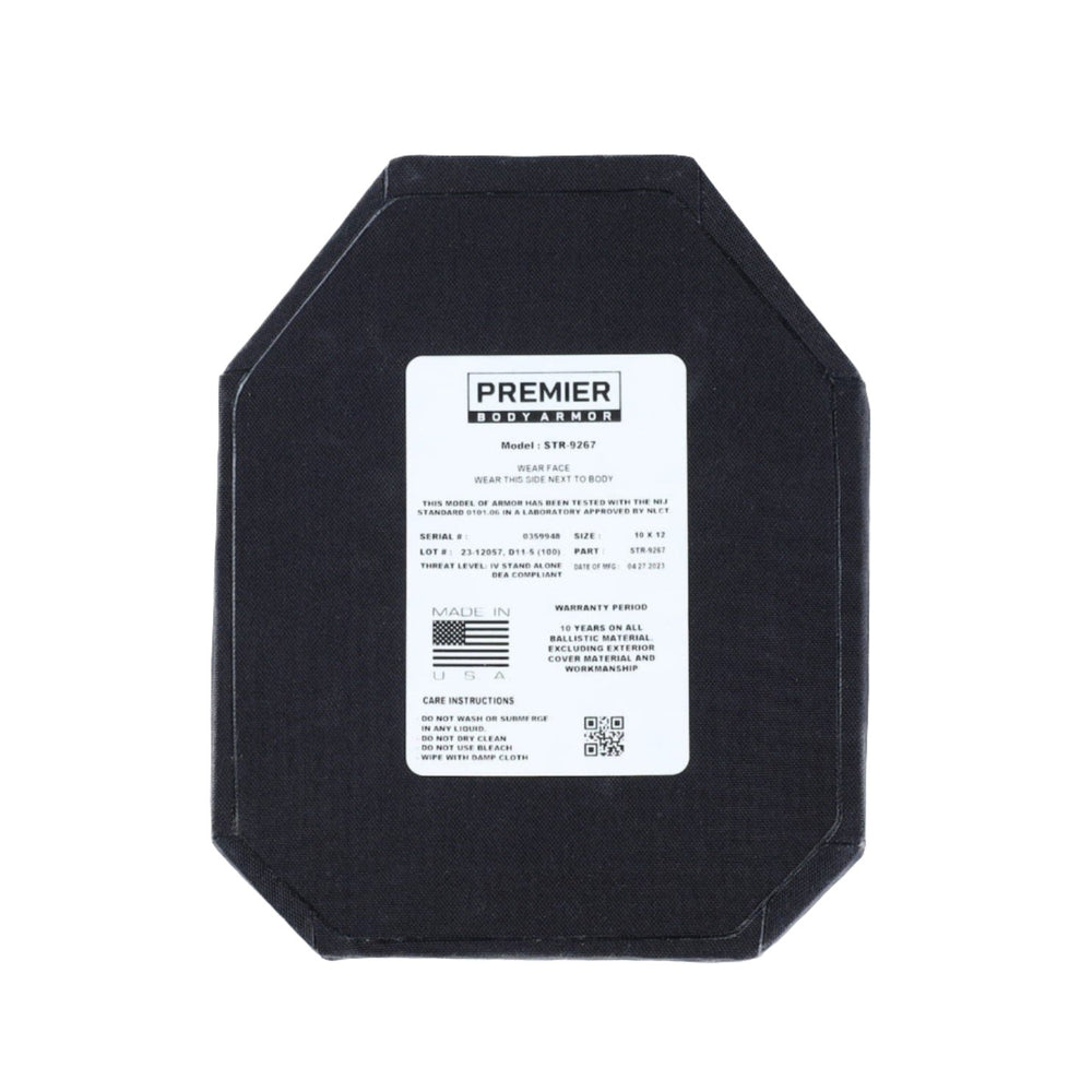 UHMWPE Body Armor Plates Collection: Level IIIA to IV
