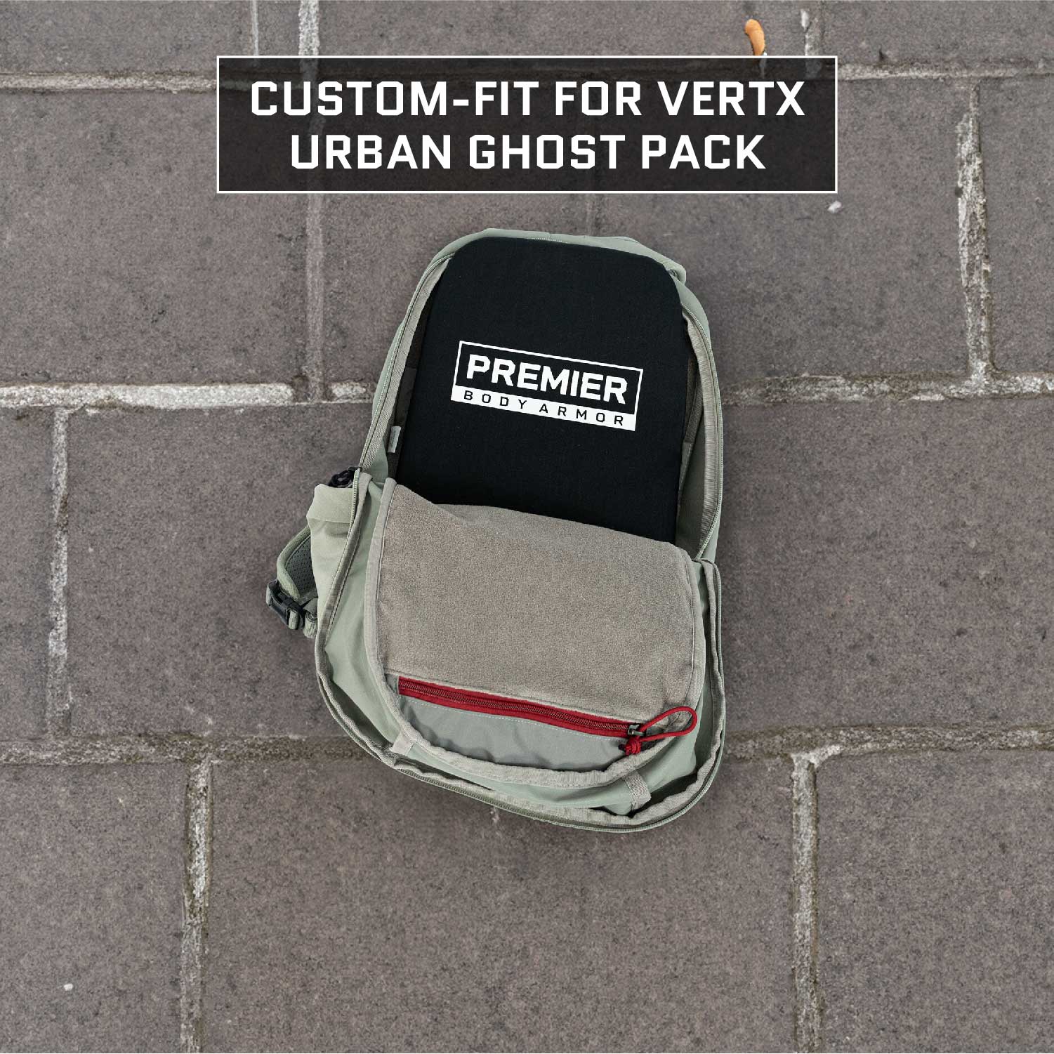 Custom-Fit Bulletproof Backpack Armor for Vertx Bags | Premier Body Armor