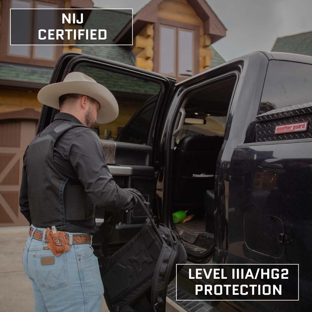Concealable Level IIIA Soft Body Armor Vest