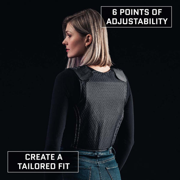 Female Concealable Armor Body Armor Bulletproof Vest - Level IIIA ...